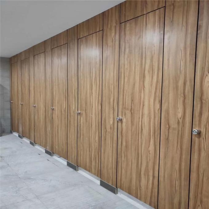HPL High Pressure Laminate Toilet Partitions , 18mm Toilet Room Partitions
